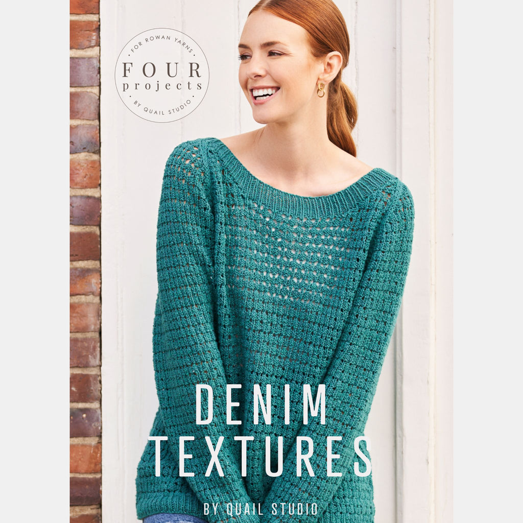 Rowan 4 Projects - Denim Textures – Fleece & Harmony PEI