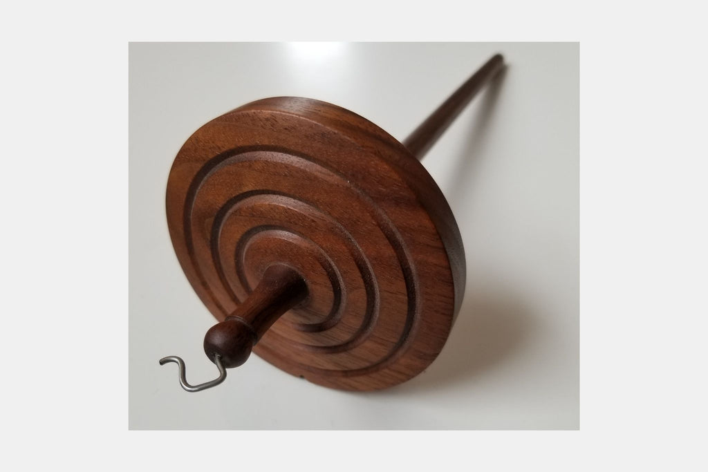 Drop Spindle Walnut – Fleece & Harmony PEI