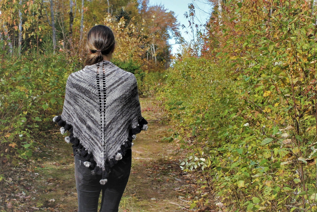 Evening Walk Shawl Pattern – Fleece & Harmony PEI