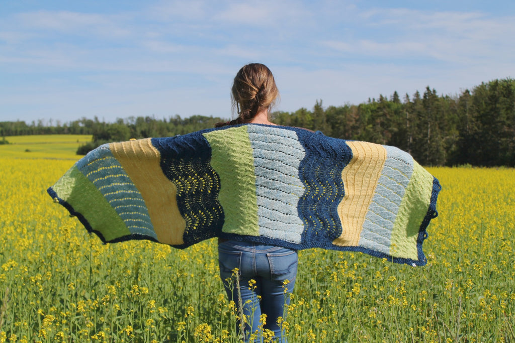 Beach Day Shawl Kit – Fleece & Harmony PEI